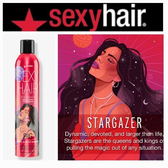 Sexyhair | Hair | Sexyhair Stargazer Limited Edition Spray Play Harder Firm Volumizing Hairspray ...